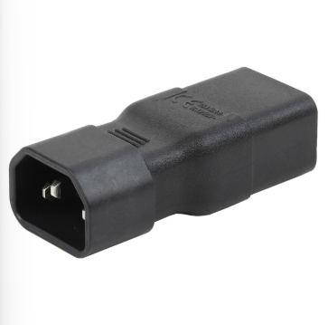 Yuchen IEC C14 to C19 Power Adapter Converter and C19 to C14 Connector ...