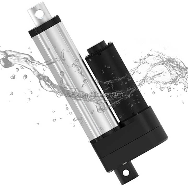 100mm Stroke 1000N Load 12V/24V Waterproof Linear Actuator