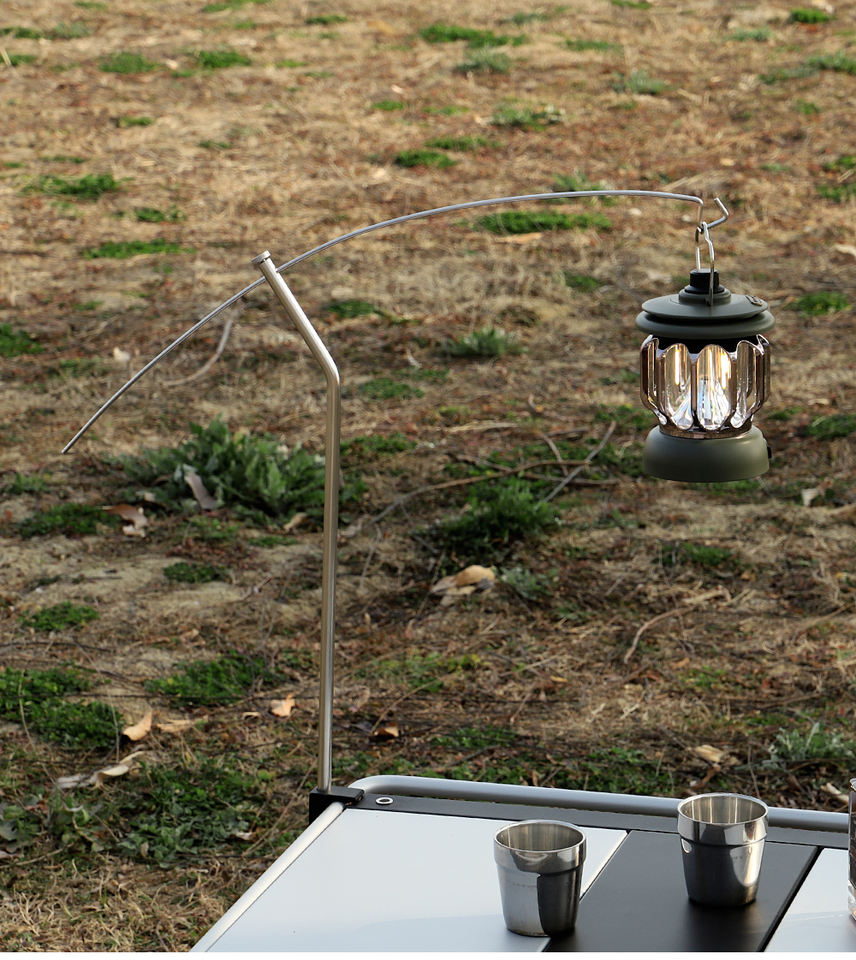 Camping Gear Cookware Multipurpose Lamp Holder Light Weight Stainless ...