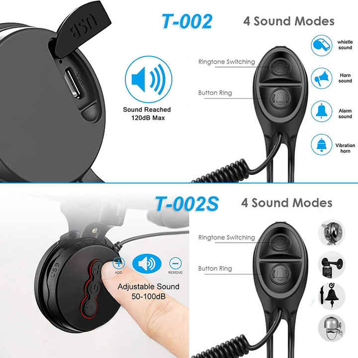 TWOOC Bike Bell Dezibel USB aufgeladener Lade lautsprecher Mini Electric Bike Horn Radfahren Elektro fahrrad MTB fur Roller