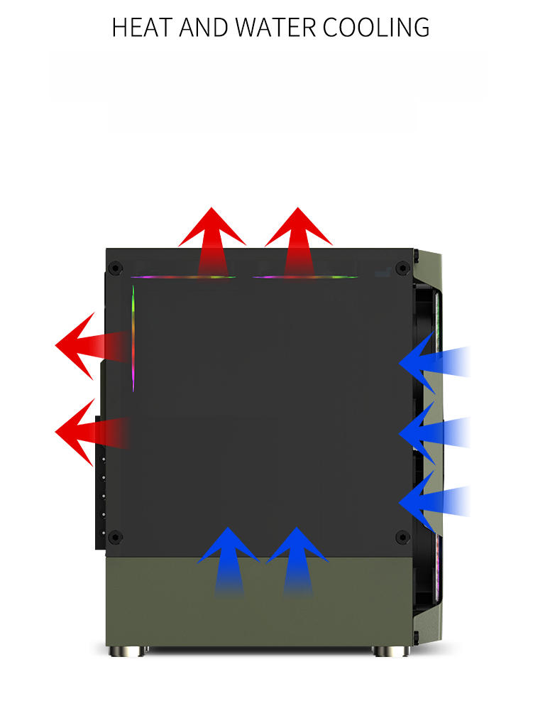 Customized Computer Case Tower MATX/ITX Motherboard Gaming CPU Case PC ...
