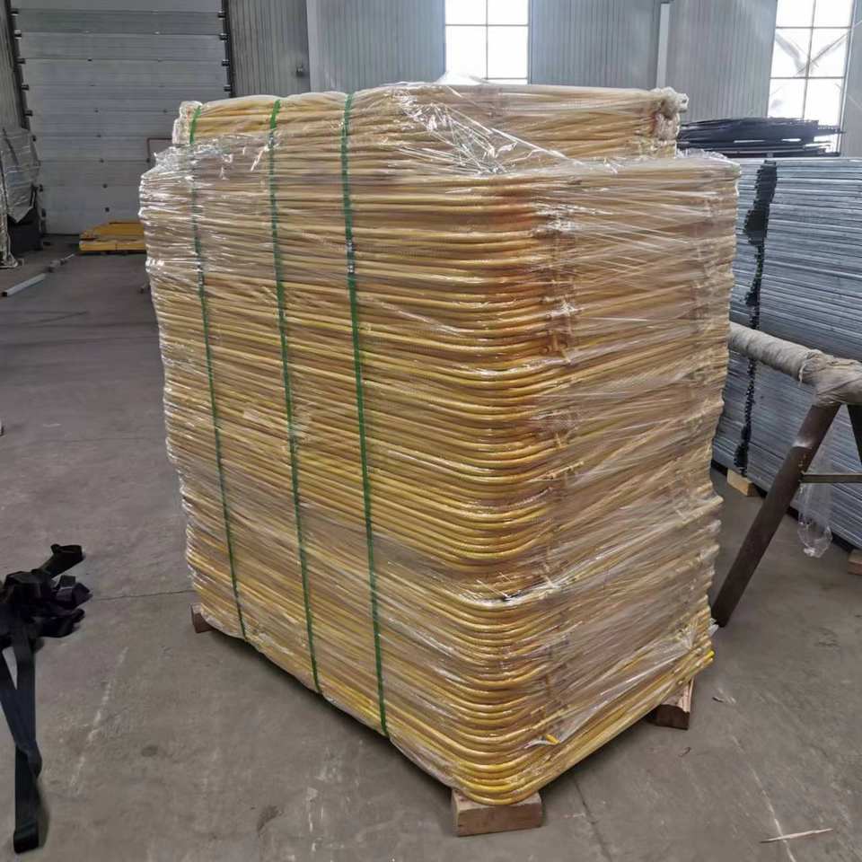 Temporary Safety Manhole Pit Guard Yellow Powder Coated Steel Well ...