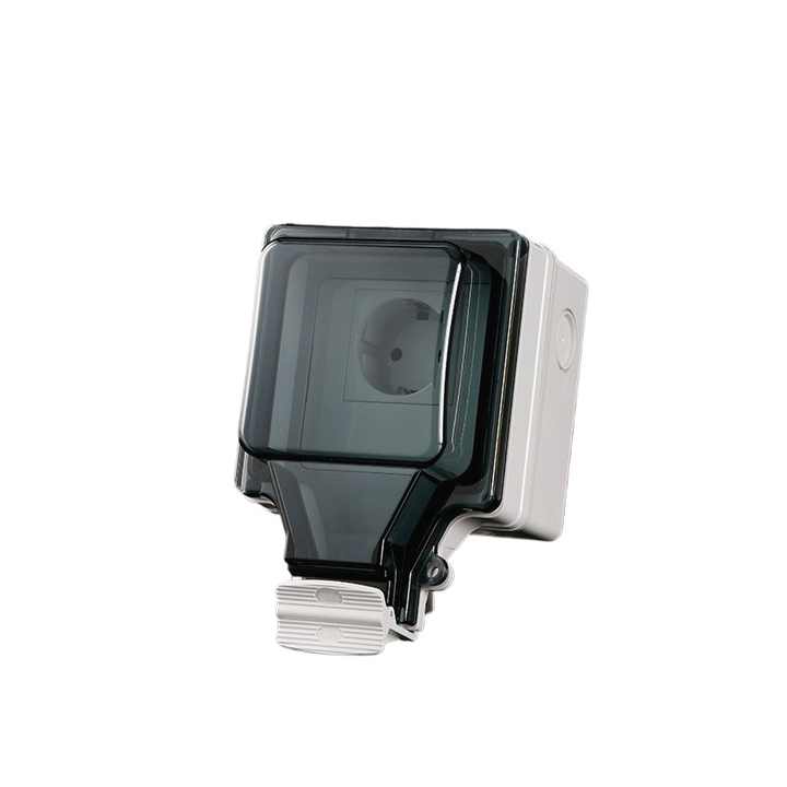 IP66 Waterproof Outdoor Switch Socket German Type EU Plug 16A Current ...