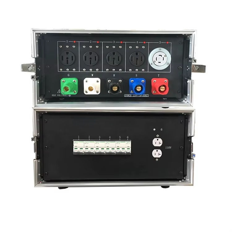DAMO GB-5 50 Amp 400A Input 6-Channel Outlet Power Distribution Box ...