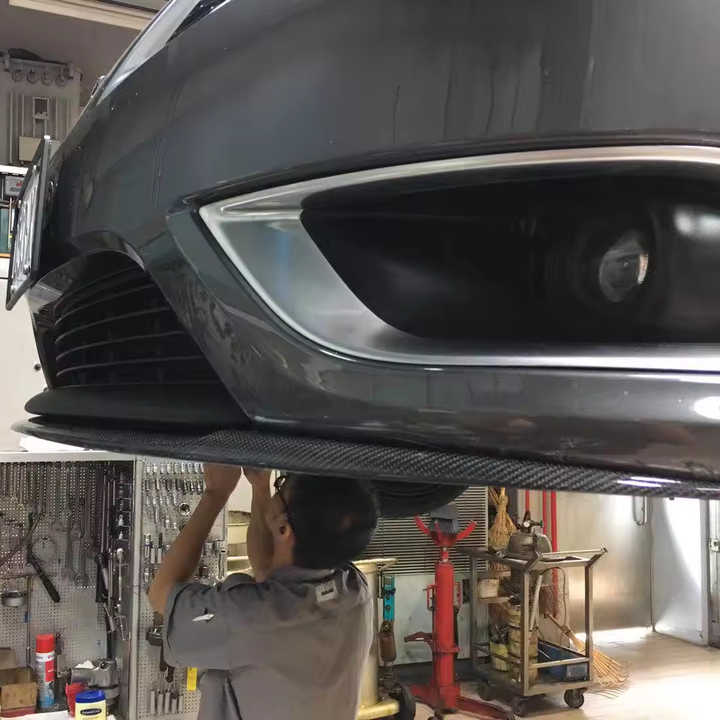 SAAB 9-3 Turbo X 2008 Front Lip Spoiler - OEM Style Upgrade