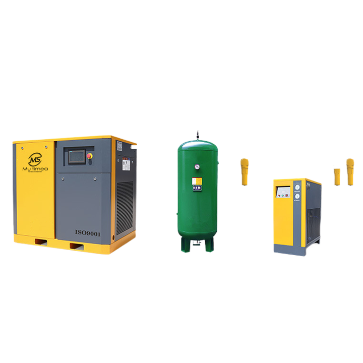 8 Bar 100HP Oil-Free Water-Cooled Screw Air Compressor 380V Motor for ...
