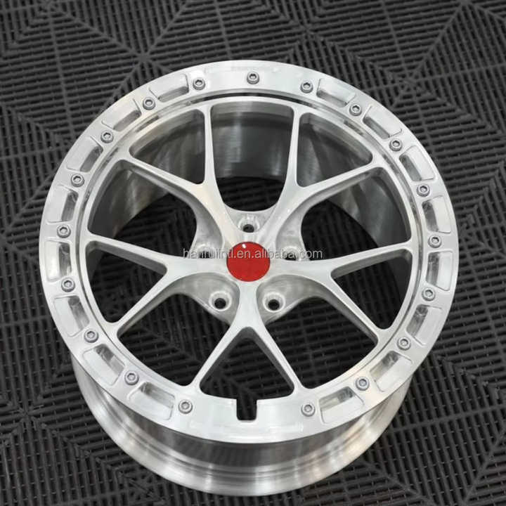 5X120 5X112 Beadlock Forged Wheels 15 17 18 Inch Drag Racing Rims for ...