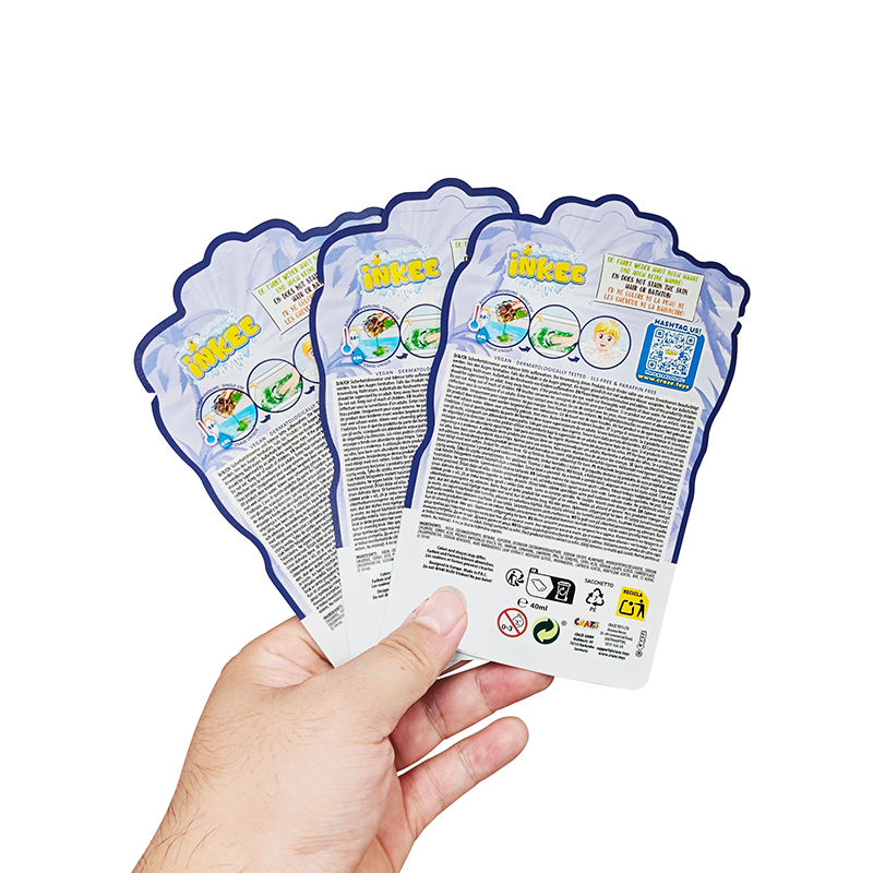 Metallic Shiny Three-Side Seal Packaging Bag with Easy Tear Notch Anti ...