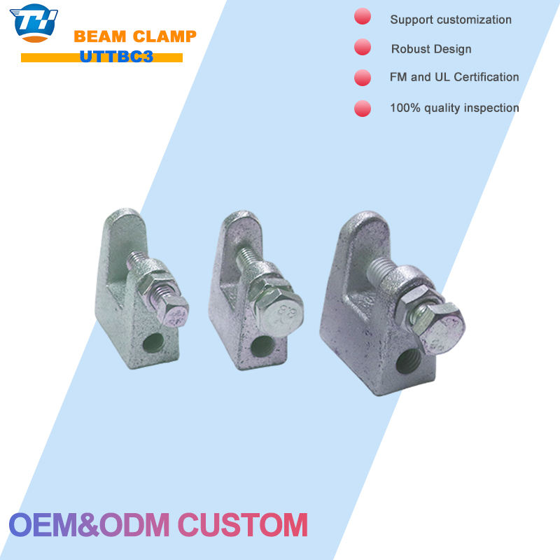 For BC3 Certified Carbon Steel Galvanized Beam Clamp-for C-Channel ...