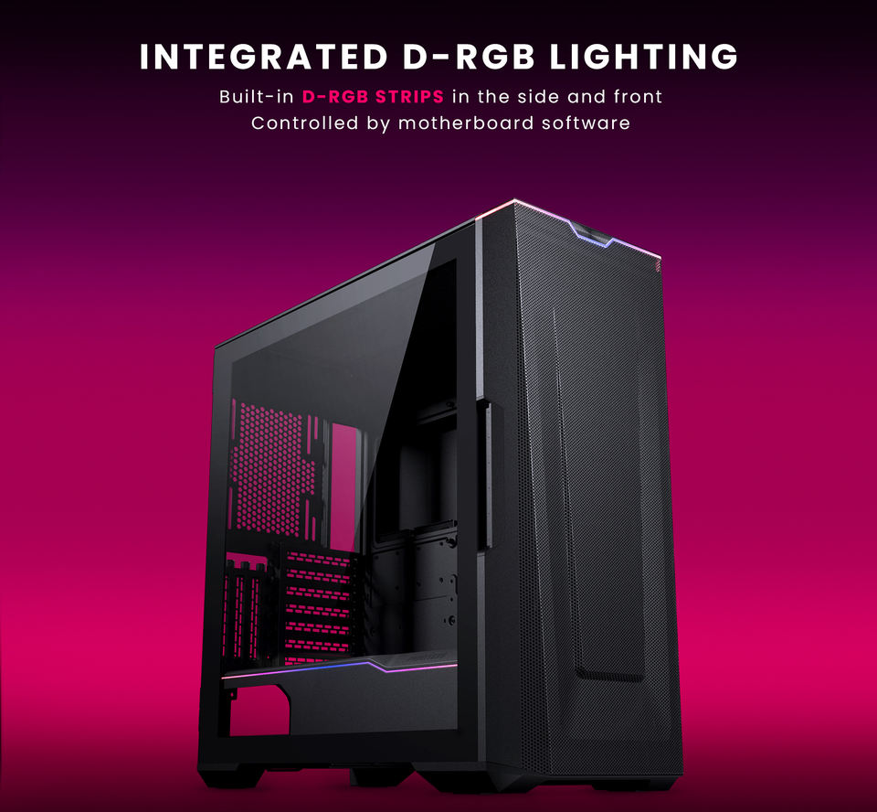 Phanteks Eclipse G500A Mid-tower case With a Featuring a Mesh Front ...