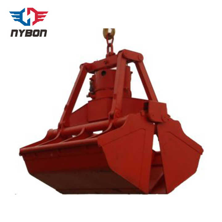 Hydraulic Grab Bucket 4 Rope Mechanical Grab Bucket for Unloading Coal ...