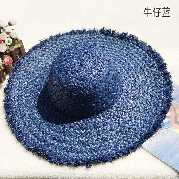 Brown Raffia Hats - Stylish Summer Sun Protection for Outdoor Events
