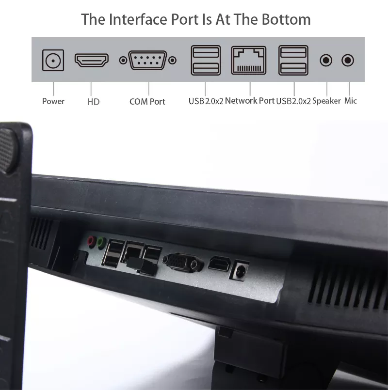 ISO9001 factory 24 inch touch screen core i5 i7 i9 all in one gaming pc ...