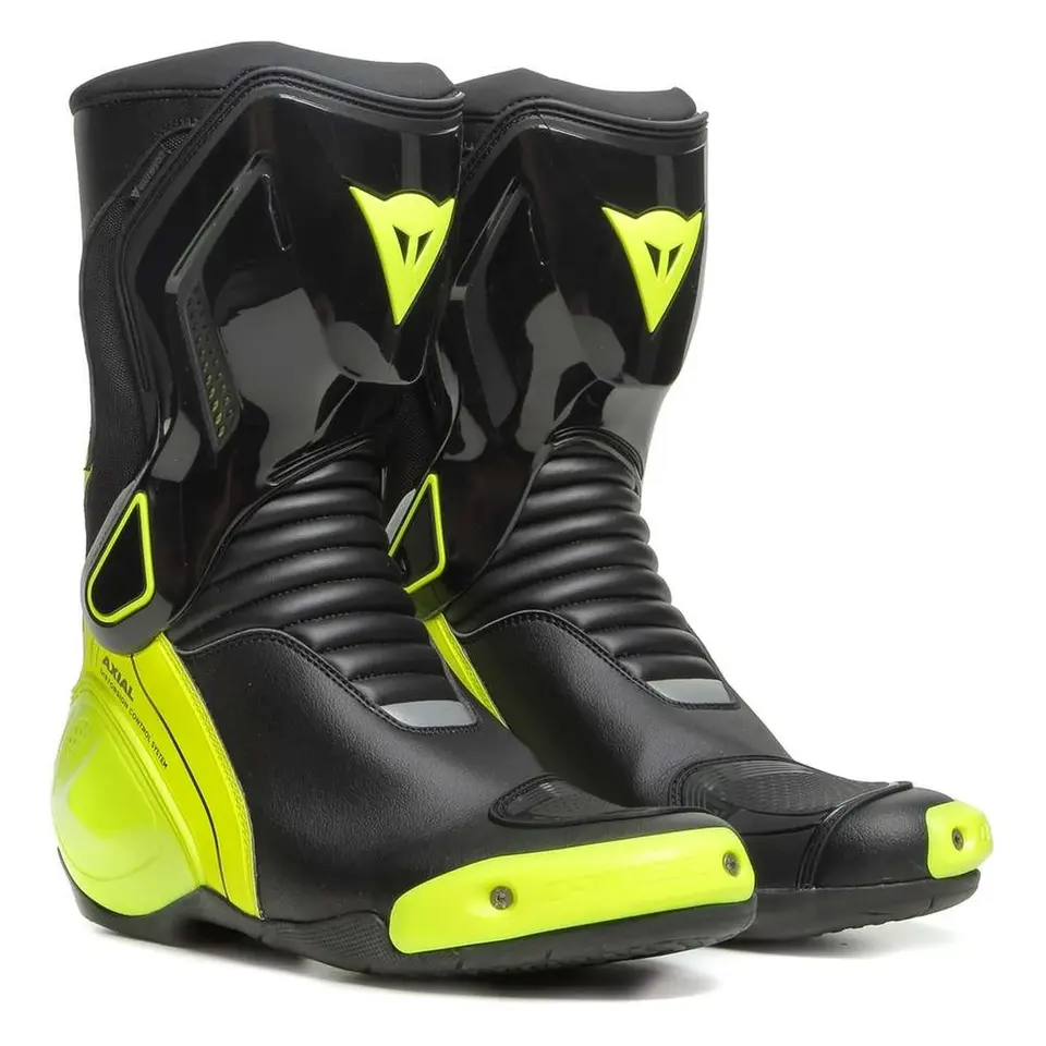 Dainese Men's Nexus 2 D-Wp Racing Boots Black/Yellow Knee-High Winter ...