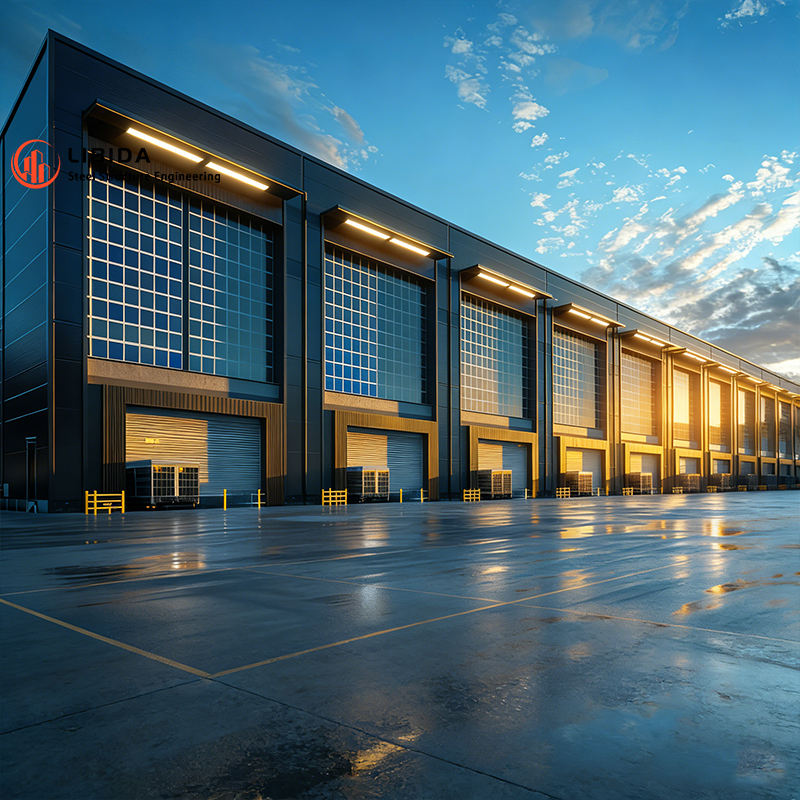 Prefabricated Steel Structure Warehouse/Workshop/Hangar, Customized ...