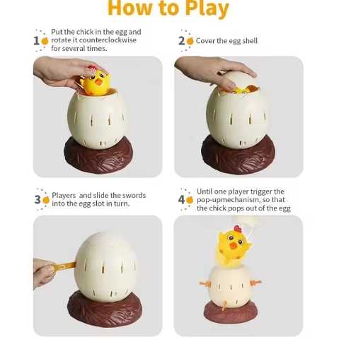 High Quality Fright Chick Toy See Who Pops up the Chick Interactive ...