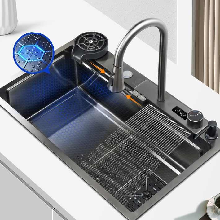 33 Inch Undermount Workstation Basin - Liangshun Kitchen Sink