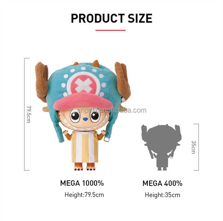 Popmart the Monsters Mega Labubu 1000% Tony Tony Chopper
