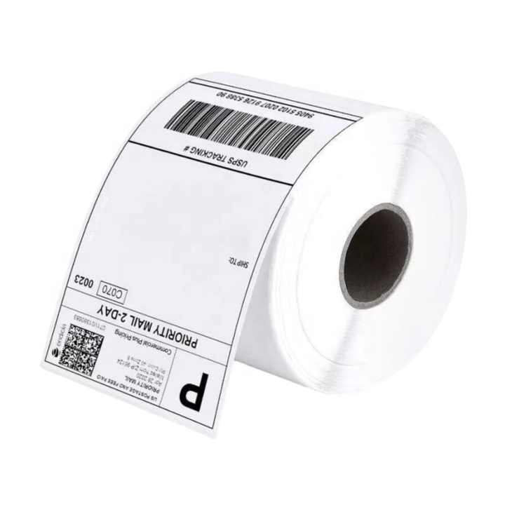 Factory Direct Selling 100x150 Ebay/Aliexpress Waybill Sticker Hot Melt Adhesive Paper Roll 4x6 ...