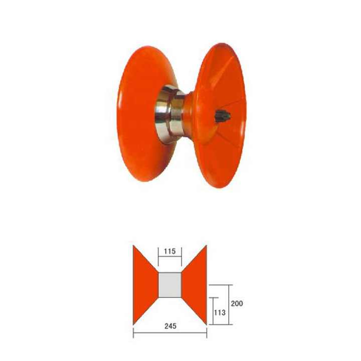 Fishing Machine - Squid Jigs Mackerel Wheels Yellow Red Front Roller