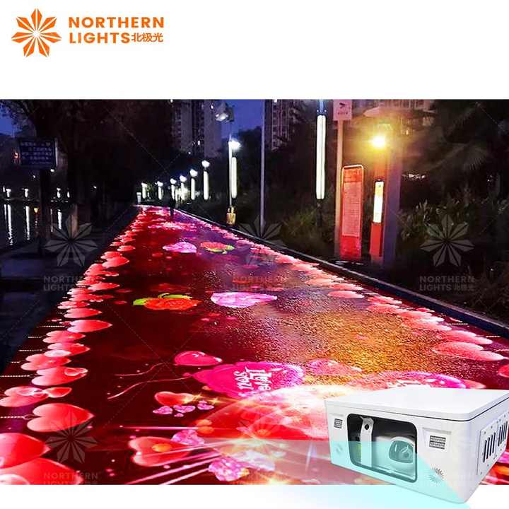 Interactive Floor Projection System for Outdoor Fun