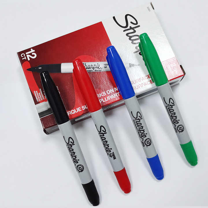 Sharpie Permanent Marker Pens - Dual Tip, Quick Dry Ink