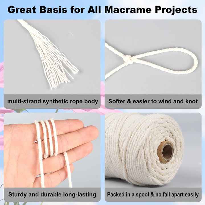 Macrame Cord 100 Meter - Versatile DIY Crafting Material