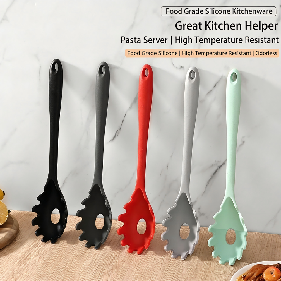 Food-grade Silicone Pasta Server Noodle Grabber with Integrated Hot Pot ...
