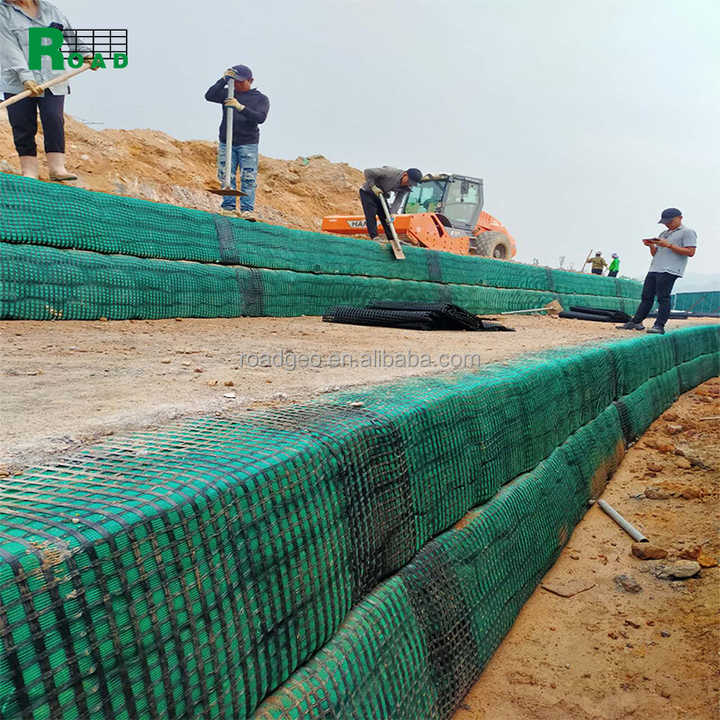 High-Quality Warp Knitted Geogrid for Civil Engineering| Alibaba.com