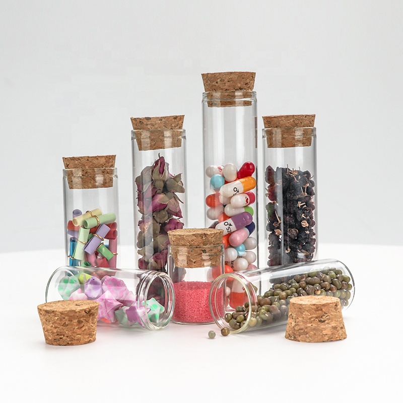Glass Tubes with Stoppers - Lab & Medical Use Borosilicate