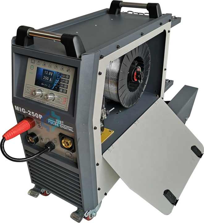Aluminum MIG Welders - Max Welders with Orange LED Display
