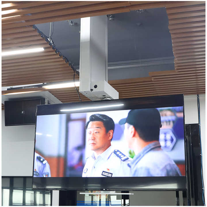 180degree Rotating Hidden Ceiling TV Lifter - JGST TV Mount