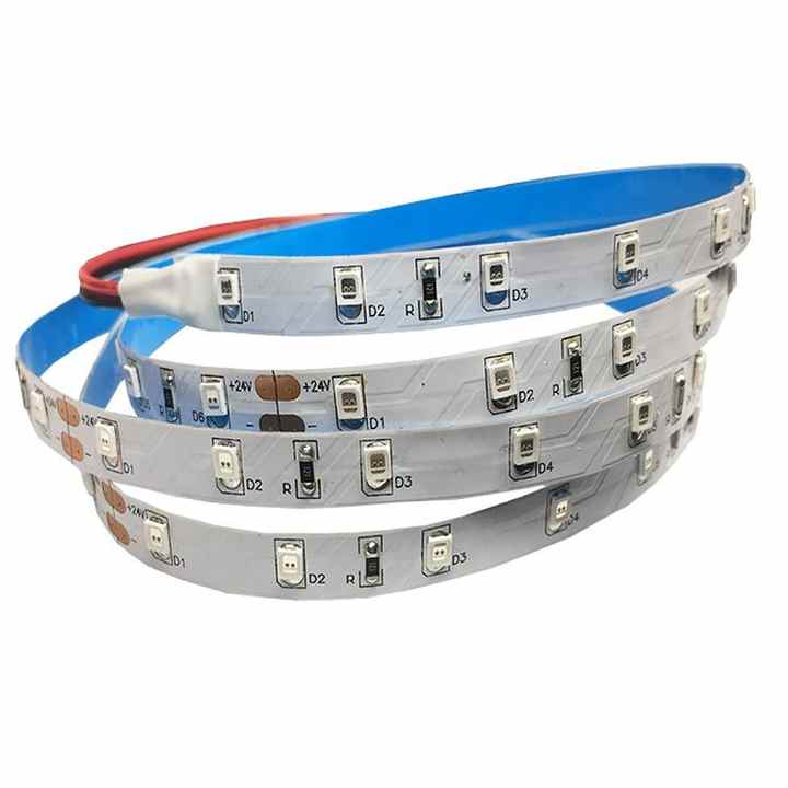 24V RGB LED Matrix Light Strip Smart DMX 512 Control Decorative Pixel ...