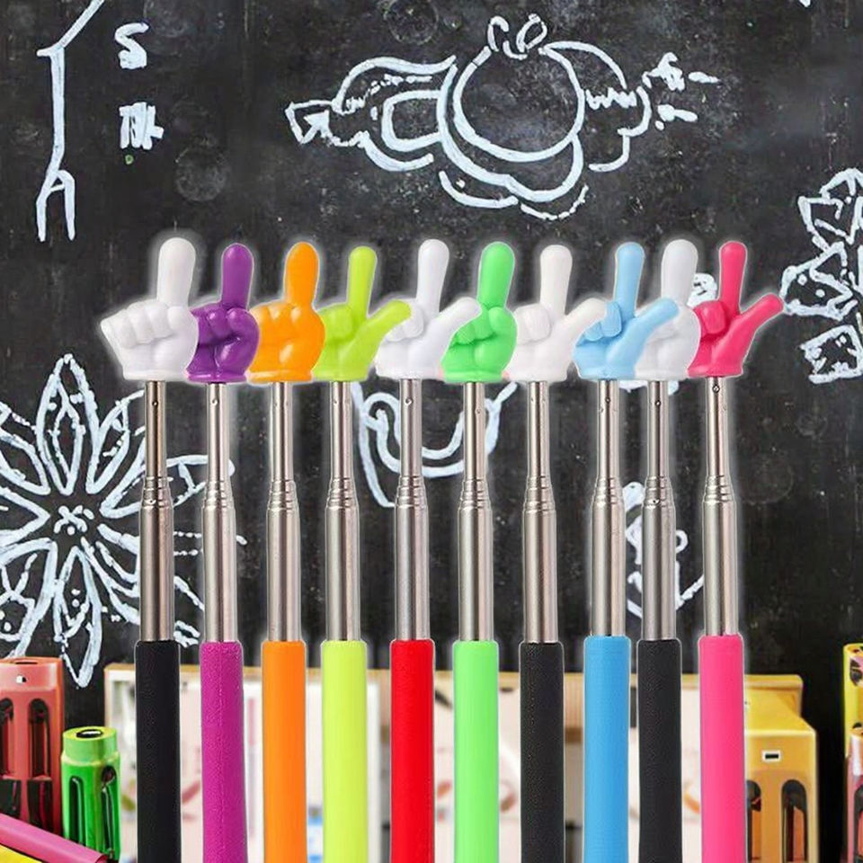 Teachers Pointer, Mini Extendable Hand Pointer Finger Pointer Stick ...