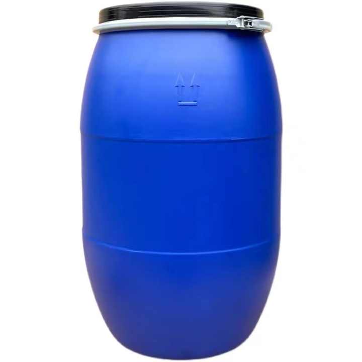 200L Plastic Drum Blue HDPE - Durable Chemical Sealed Barrel