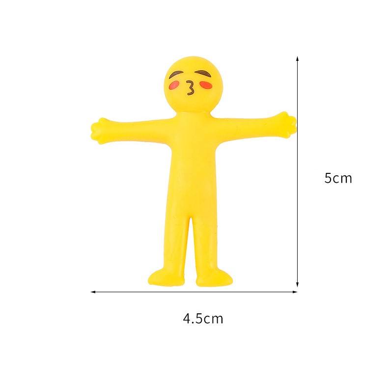 Yellow Stretchy Bendable Man - Stress Relief & Anti-anxiety