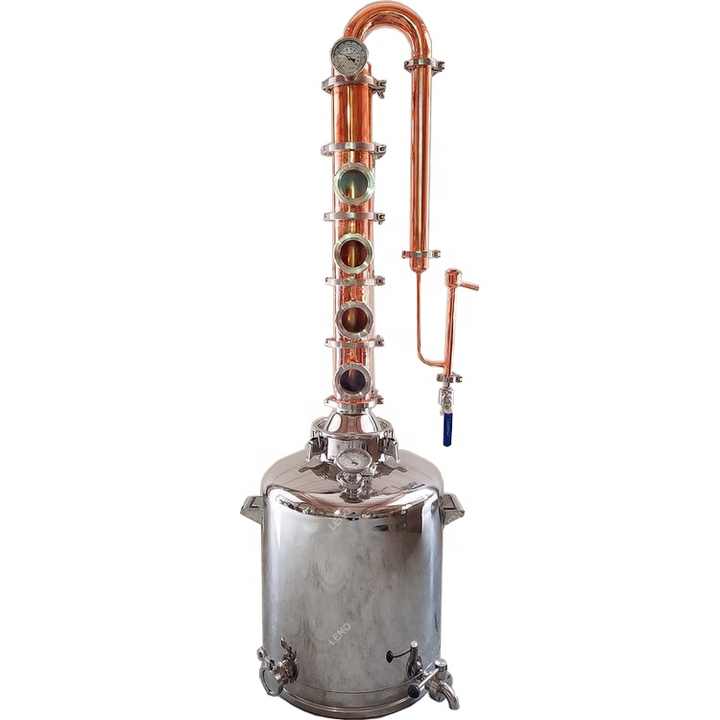 Stainless Steel Flute Distillation Column - Home Destilation