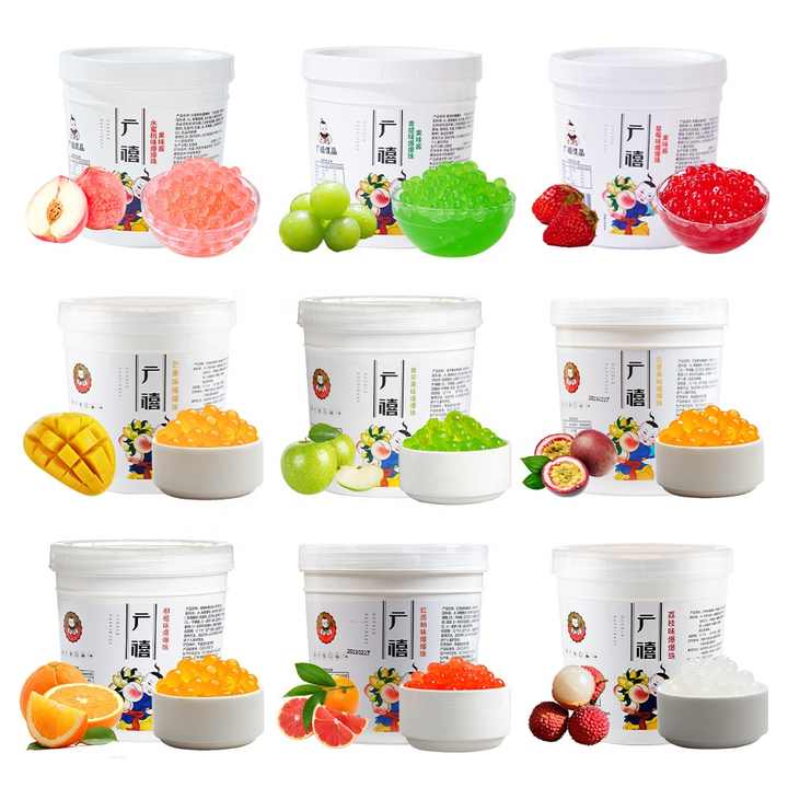 Double Happiness Popping Boba Pearls - Multiple Flavors