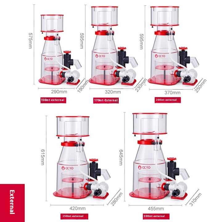 Octo Regal150S Protein Separator INT Explosion Proof Silent Seawater ...