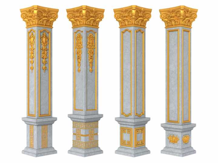 Concrete Casting Roman Pillar Column Molds - Durable & Eco-friendly