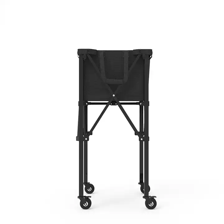 Heavy Duty Tennis Ball Cart Tennis Ball Hopper Basket Trolley, Wheeled ...