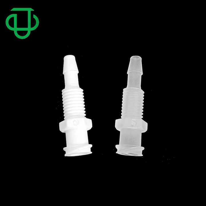 Plastic 1/8 Barbed Bulkhead Female Luer Lock Fitting