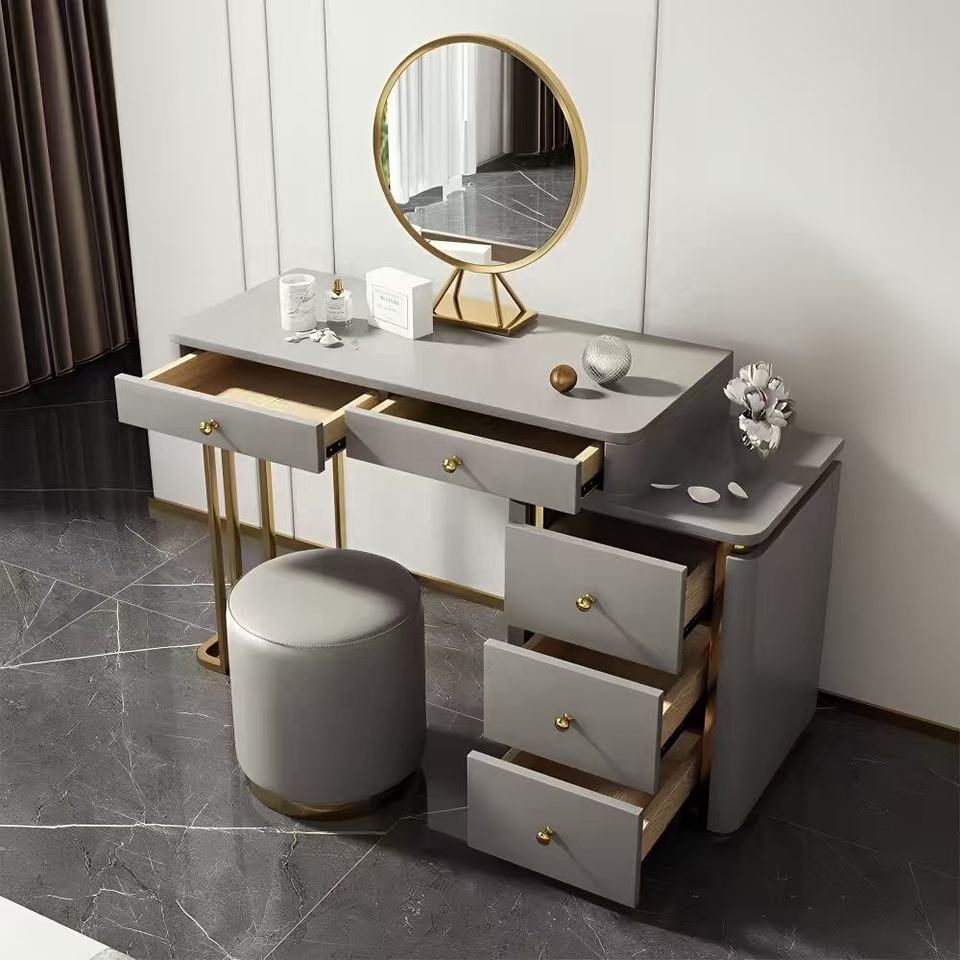 Hot Selling 5-Drawer Eco-Friendly Dressing Table Ready to Assemble ...