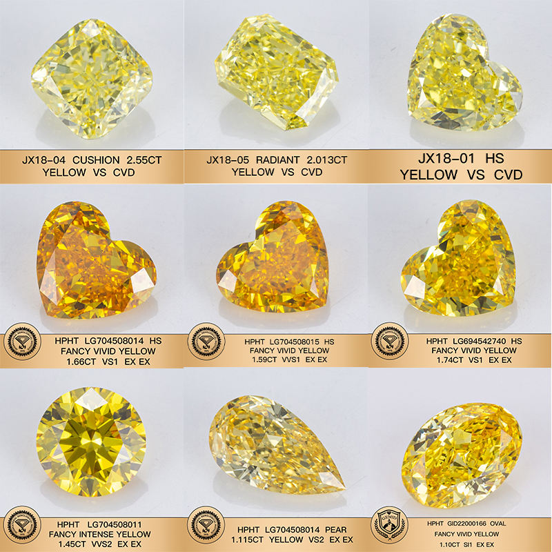 Hot Selling IGI CVD Heart Shape Loose Laboratory Diamonds 2.11CT VVS2 ...
