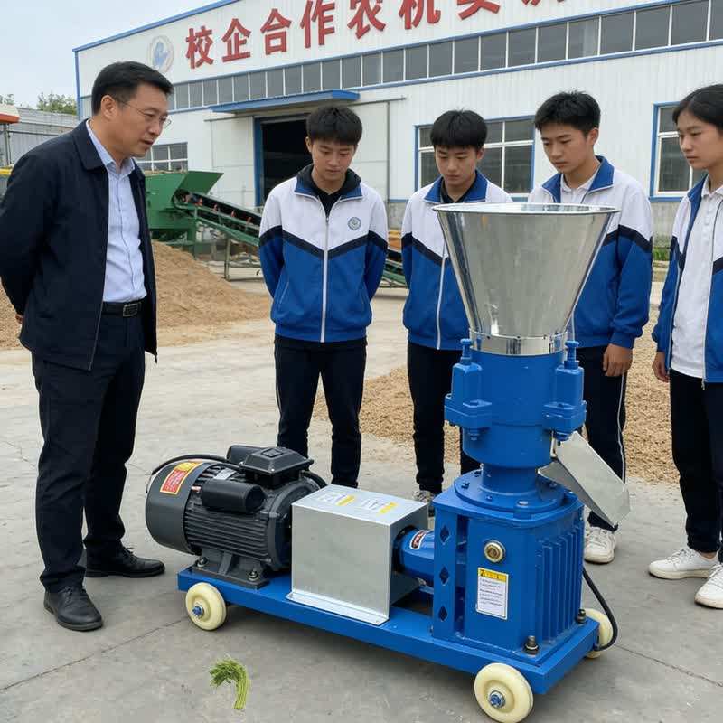 Livestock Feed Solution High-strength Mini Pellet Mill Low Cost Pellet ...