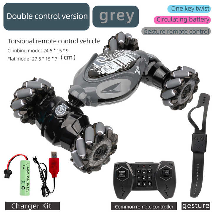 Hot Selling Kids 1:24 Scale RC Stunt Car 2.4Ghz 4WD Hand Gesture Sensor ...