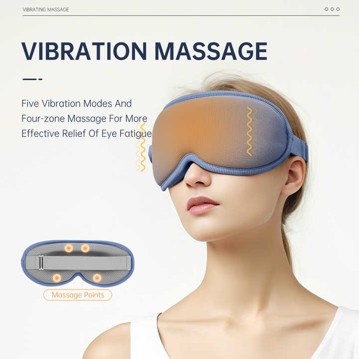 Wireless Electric 3D Heated Eye Sleep Mask Electric Hot Compress ...
