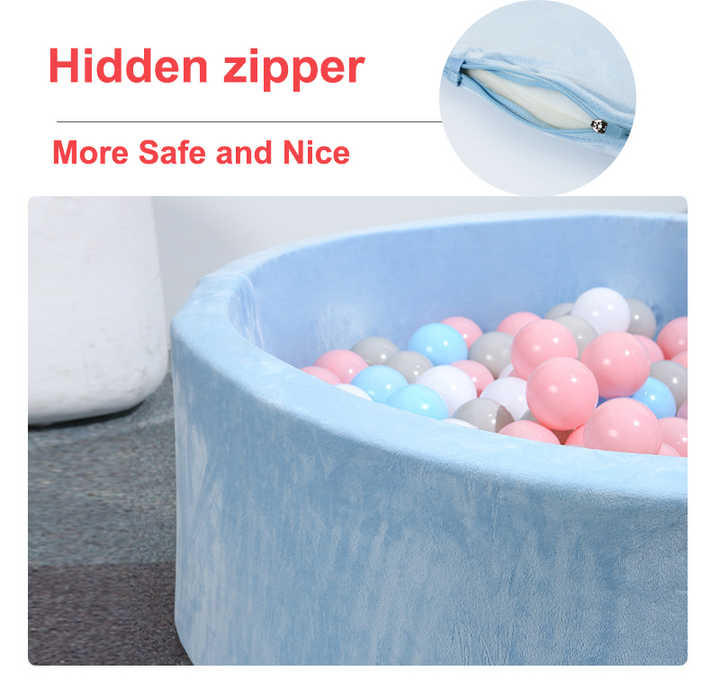 Kids Foldable House Ocean Play Ball Pool Baby Swim Pool Playground Tent ...