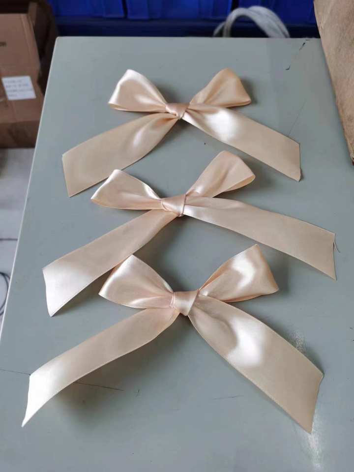 QS-180 Butterfly Ties Satin Ribbon Bow Making Machine