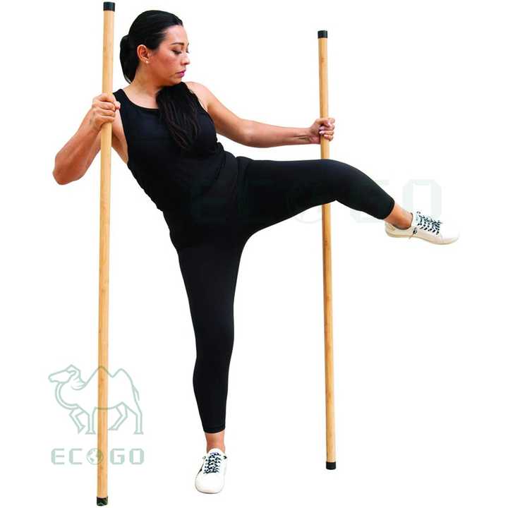 Customized Bamboo Mobility Sticks for Yoga & Fitness